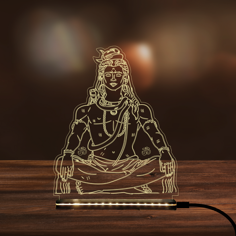 LORD Shiva LED GleamArt – GIFTILIYA